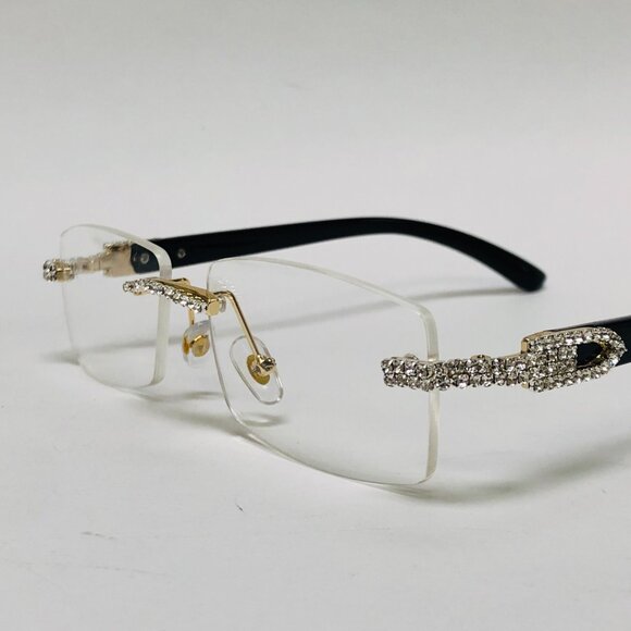 Accessories | Men Clear Sunglasses Square Gold Classic Shades Eye ...